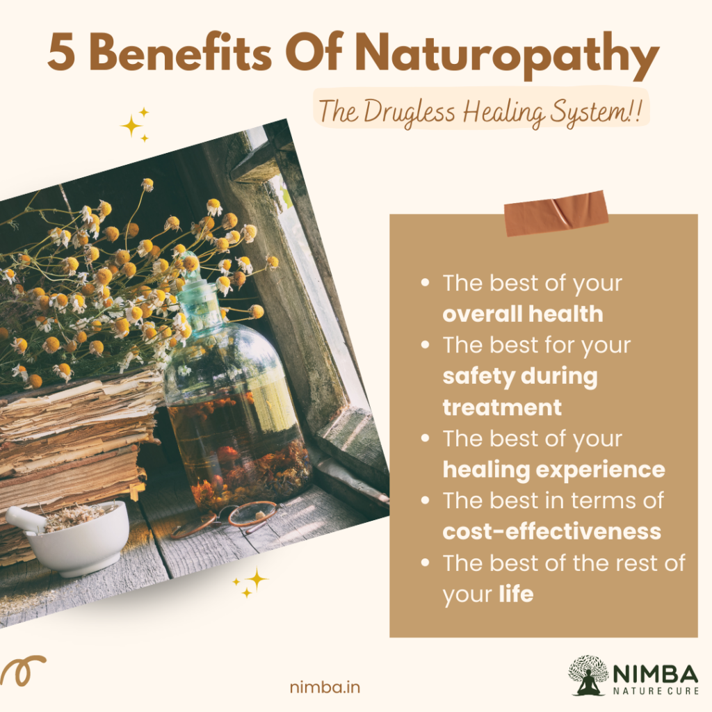 5 Benefits of Naturopathy - The Drugless Healing System!! | Nimba